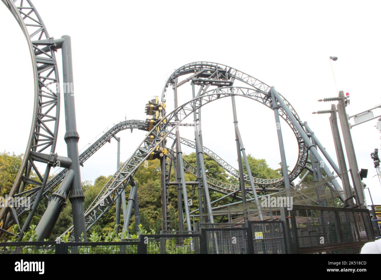 Alton Towers Theme Park Stock Photo - Alamy