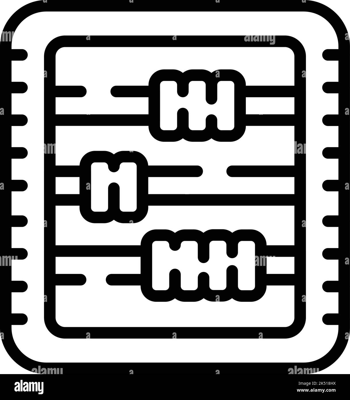 Loan chart icon outline vector. Financial money. Profit finance Stock ...