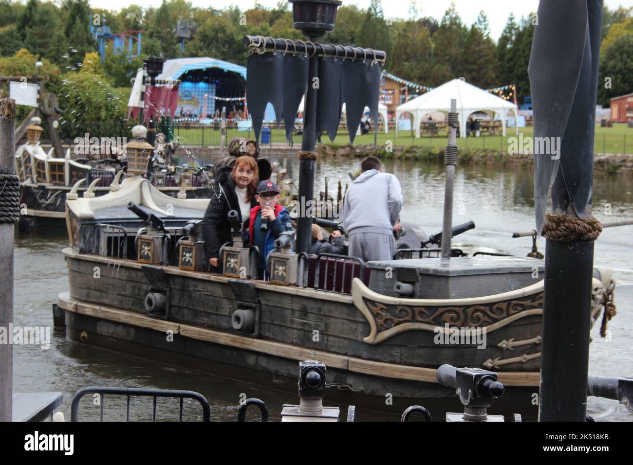 Alton Towers Theme Park Stock Photo - Alamy