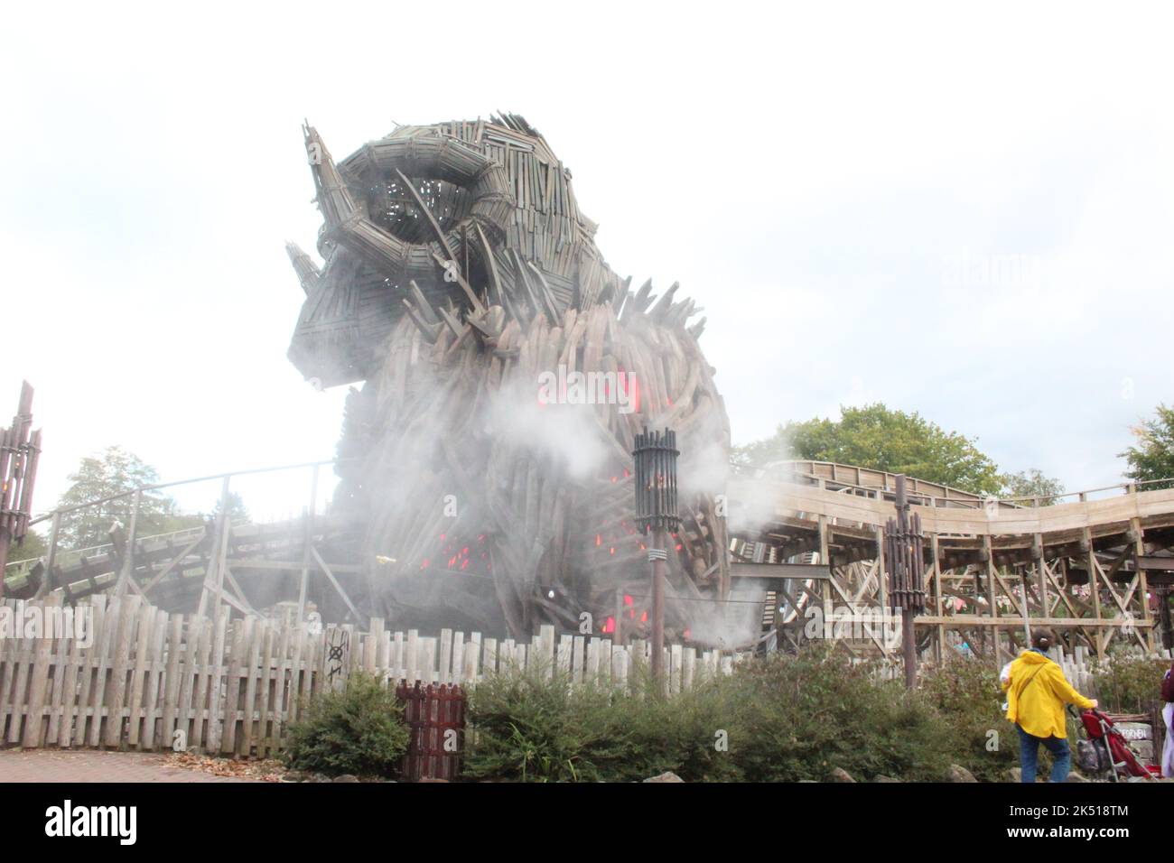 Alton Towers Theme Park Stock Photo - Alamy