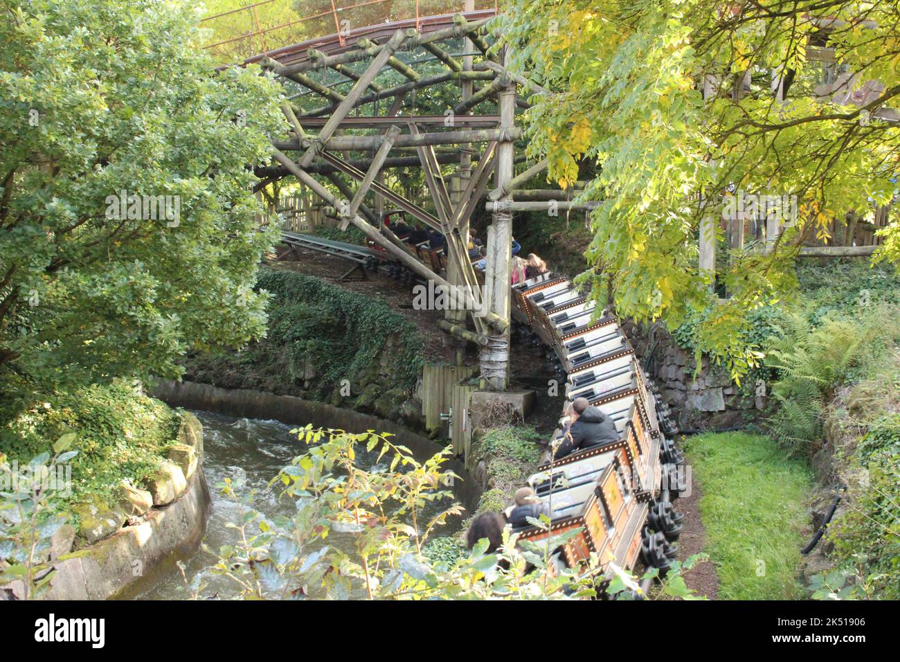 Alton Towers Theme Park Stock Photo - Alamy