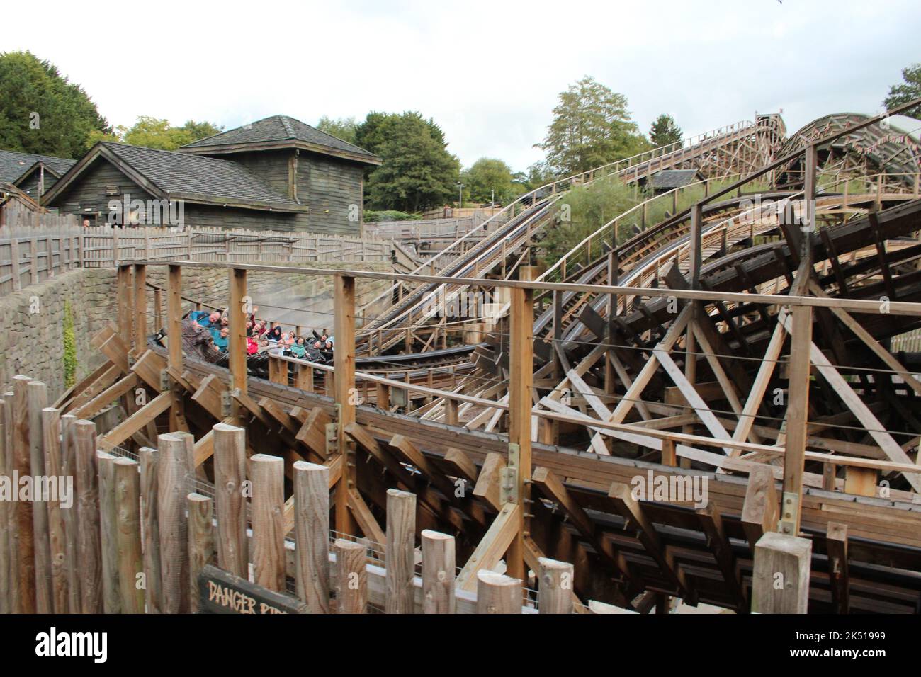 Alton Towers Theme Park Stock Photo - Alamy