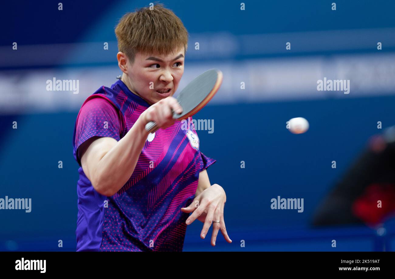 Chengdu, China's Sichuan Province. 5th Oct, 2022. Chen Szu-Yu of ...