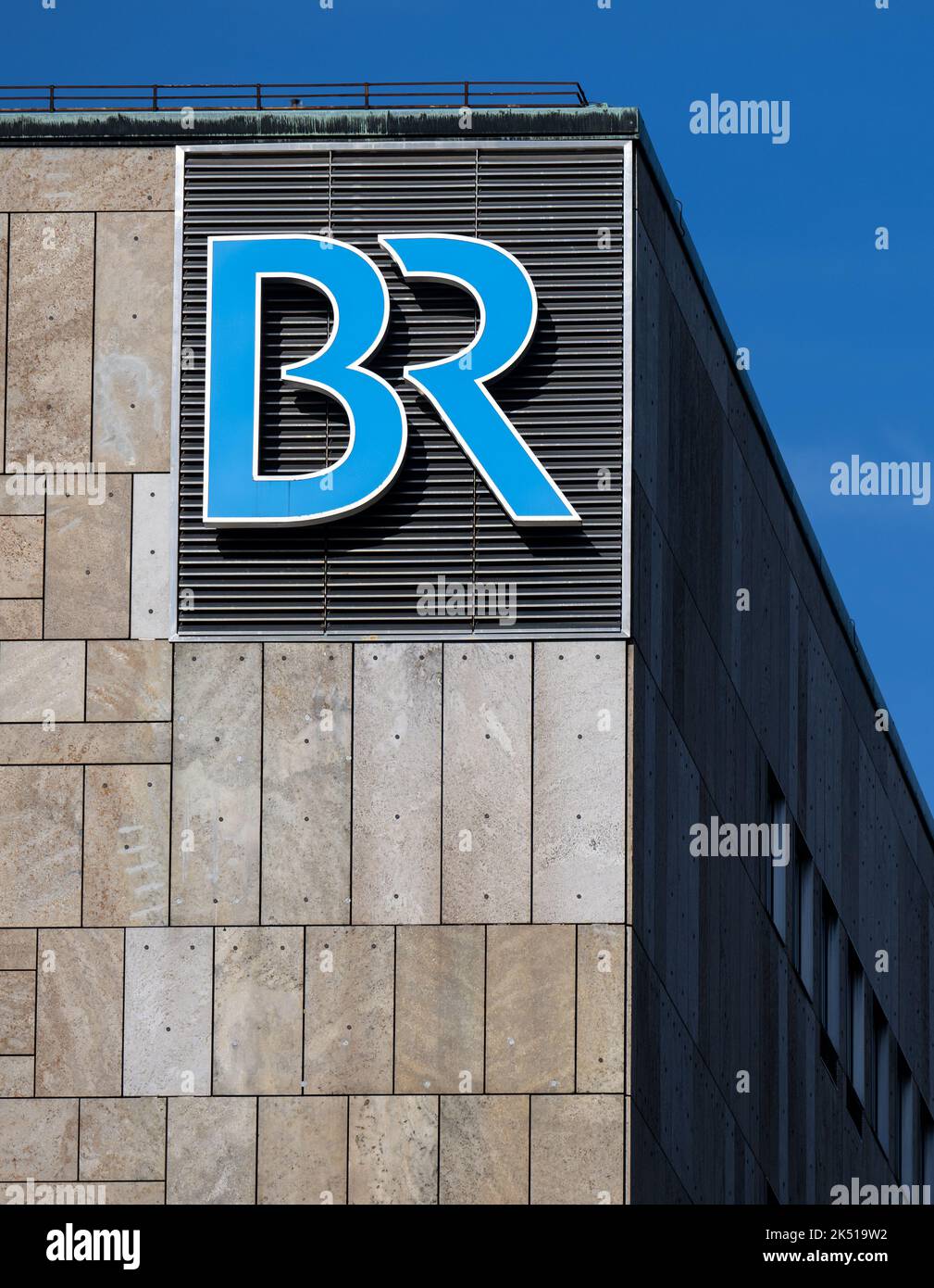 Munich, Germany. 05th Oct, 2022. The logo of Bayerischer Rundfunk (BR ...