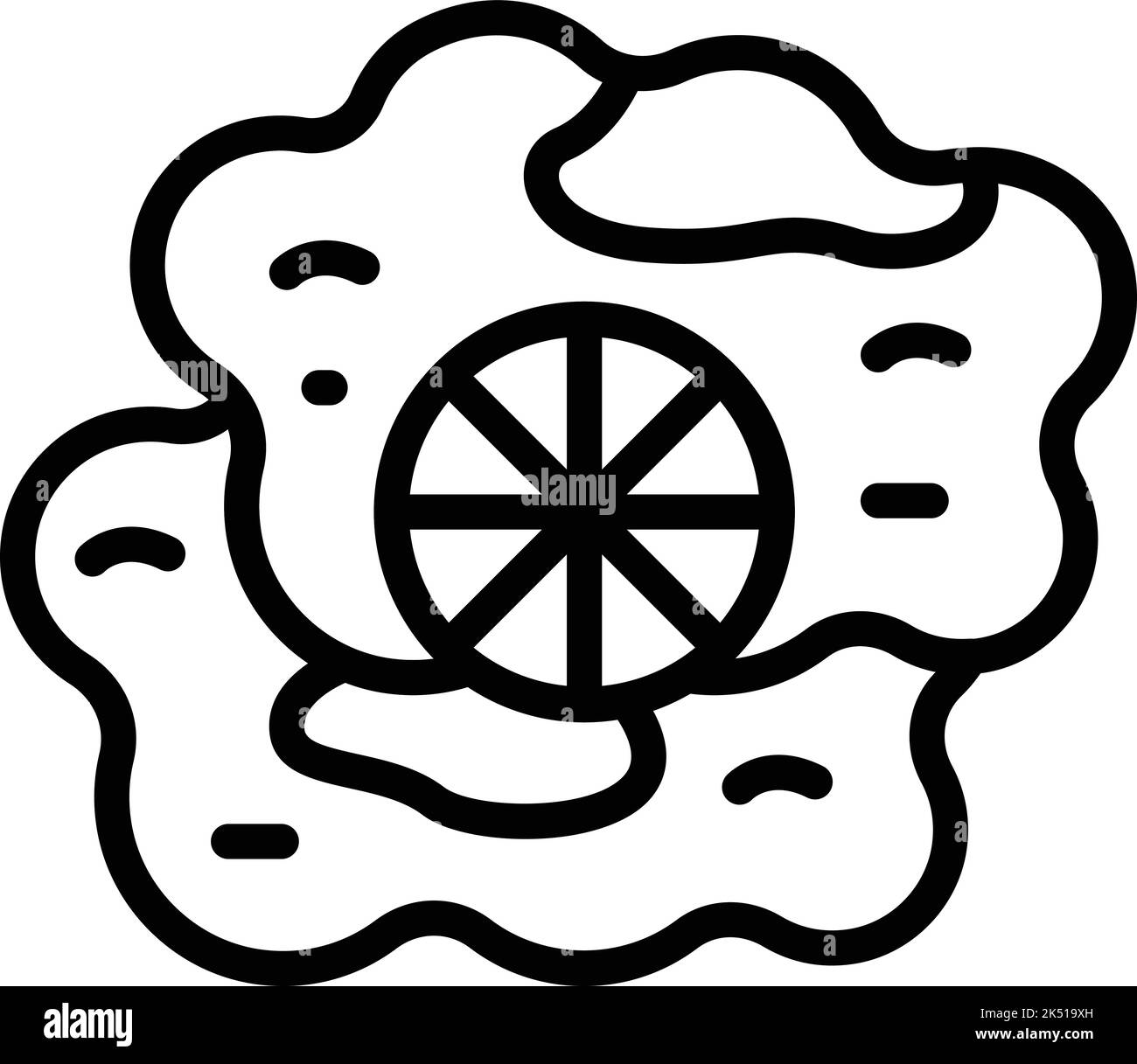 Lemonade icon outline vector. Austrian food. Austria cuisine Stock ...