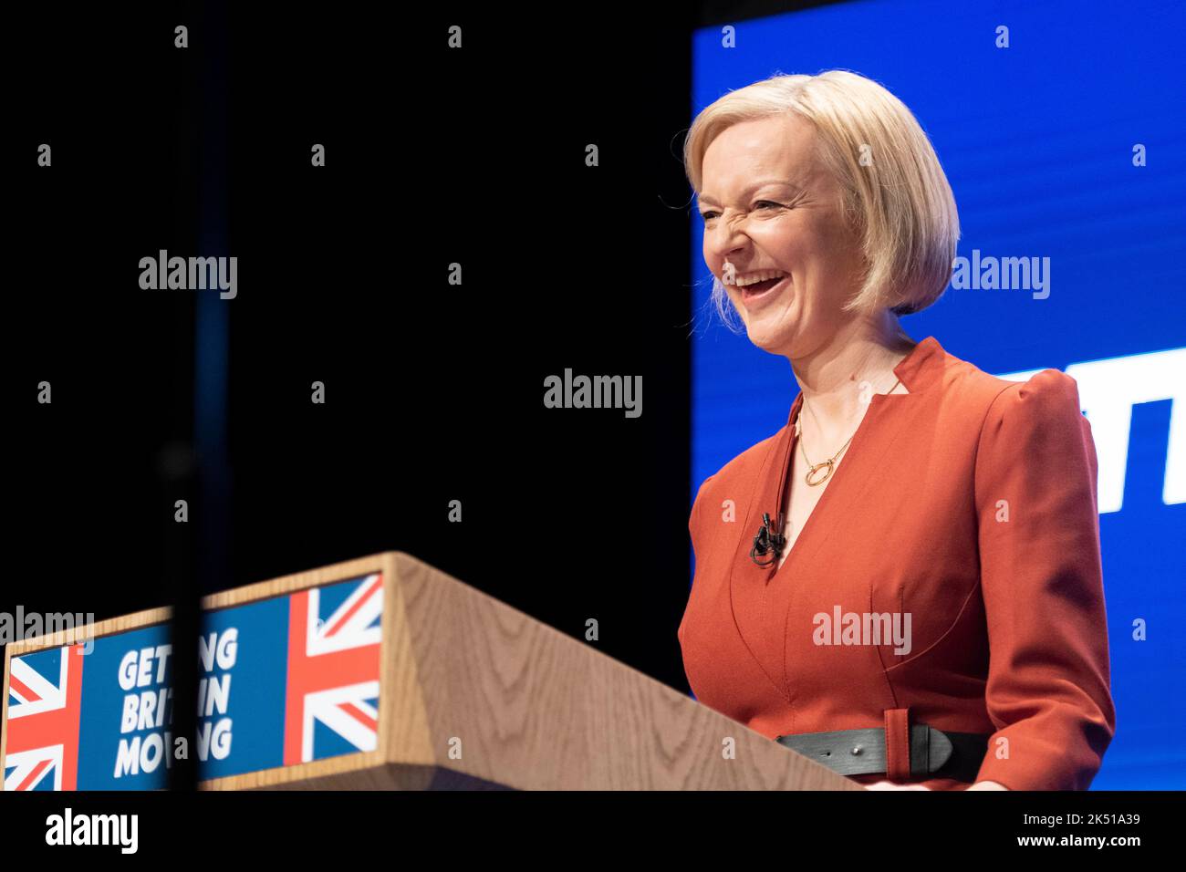 Liz truss conference speech hi-res stock photography and images - Alamy