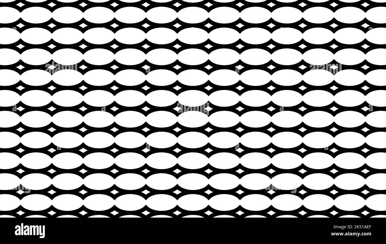 Trending modern seamless line circle shape pattern black and white- for ...