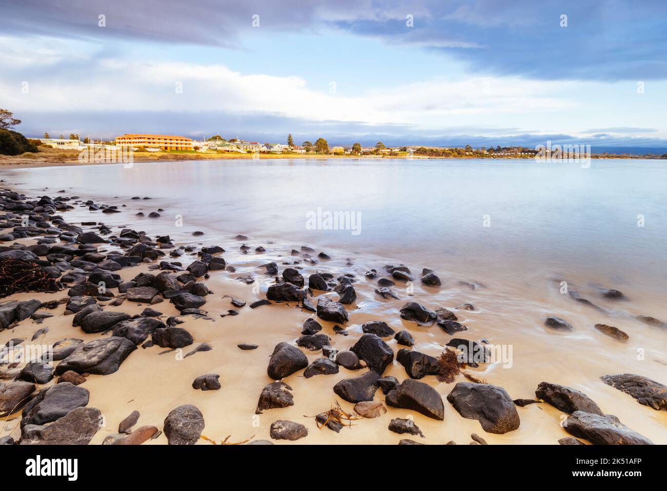 Jubilee Beach in Swansea Tasmania Australia Stock Photo - Alamy