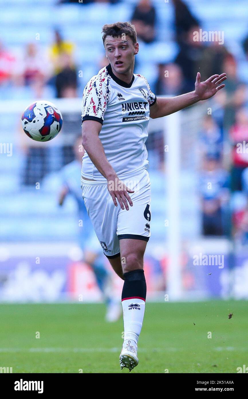 Middlesbrough's Dael Fry during the Sky Bet Championship match at the ...