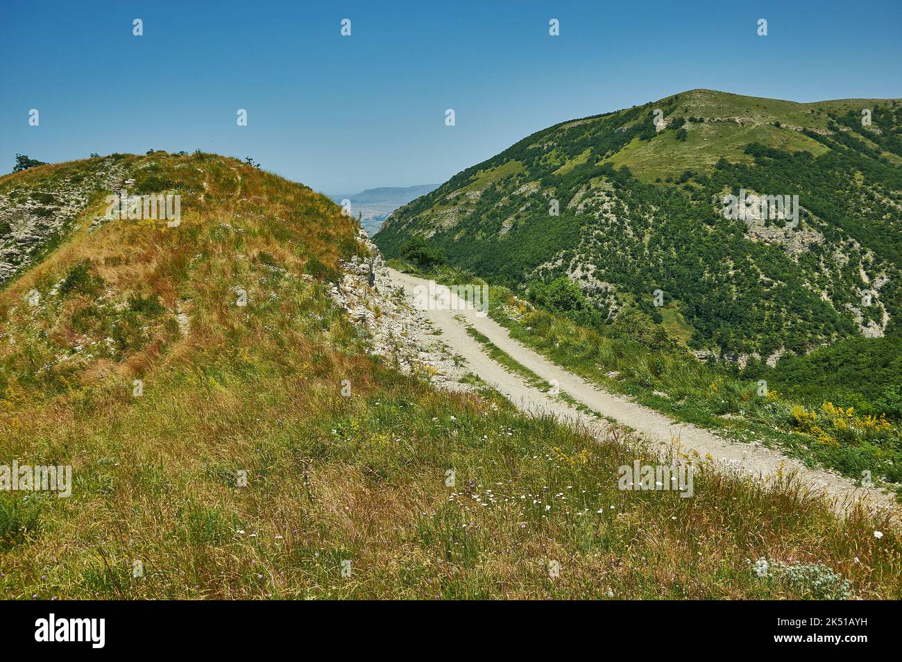 Sulak Canyon, steep-sided deepest canyon in Europe carved by the Sulak ...