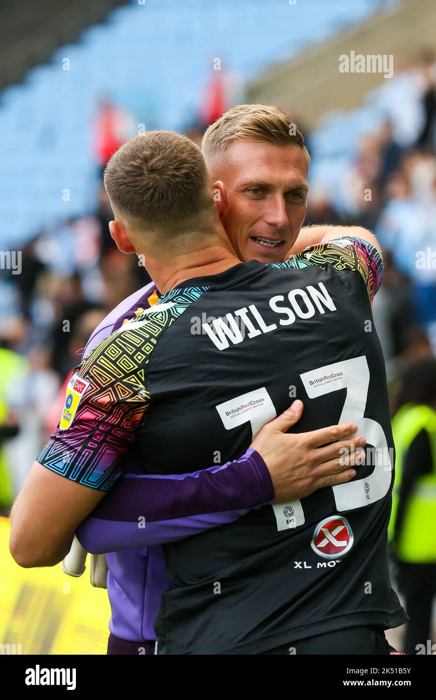 Coventry City Goalkeeper Ben Wilson And Coventry City Goalkeeper Simon