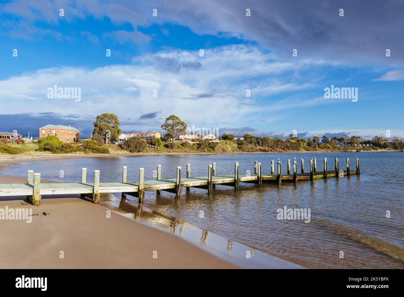 Jubilee Beach in Swansea Tasmania Australia Stock Photo - Alamy