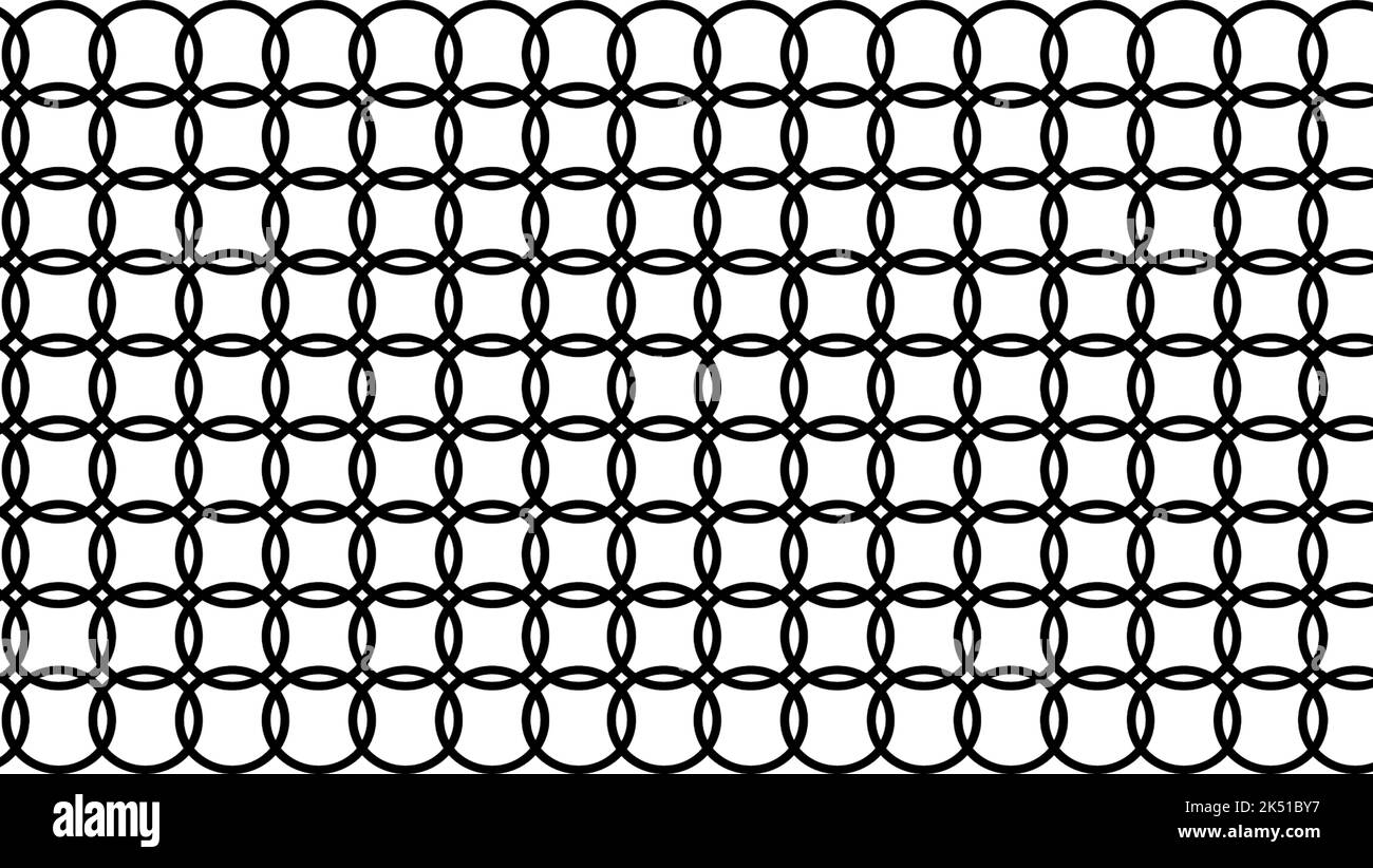 Trending modern seamless line circle shape pattern black and white- for ...