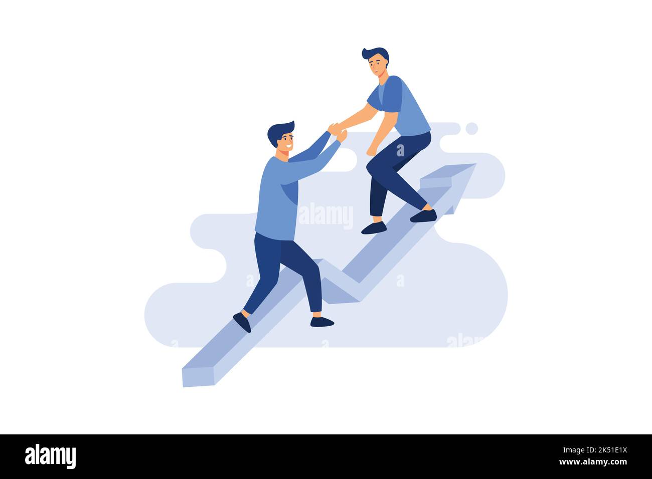 Moving Forward Together Stock Vector Images - Alamy