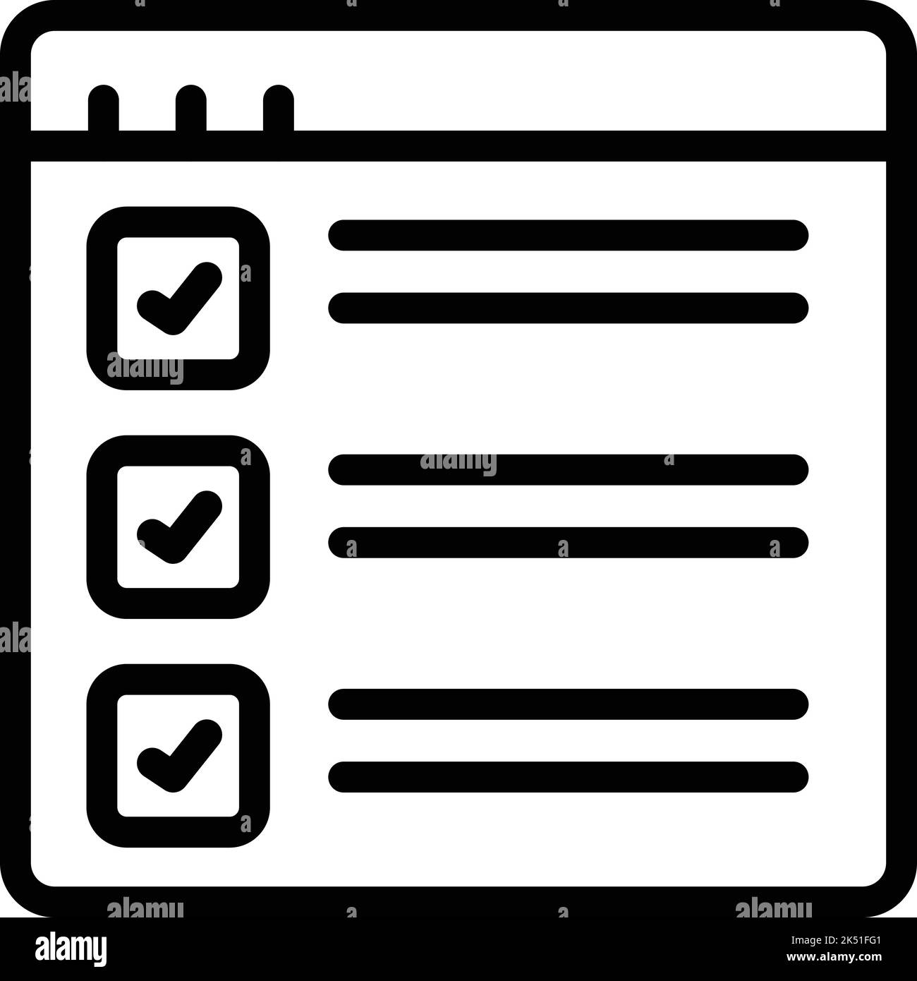 Web page login icon outline vector. Form register. Computer access ...