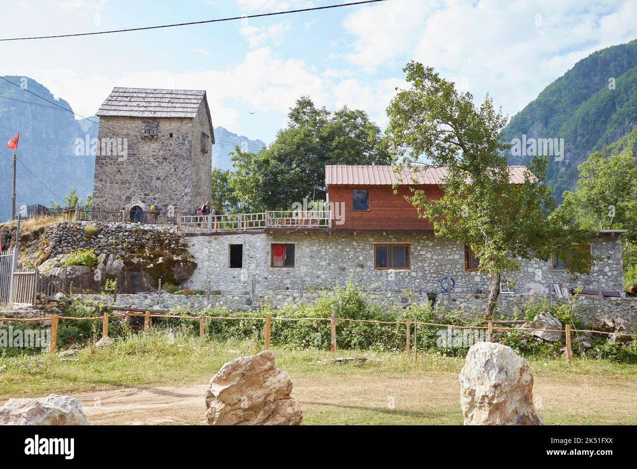 Theth, Albania, the Most Scenic Balkan Village Stock Photo - Alamy