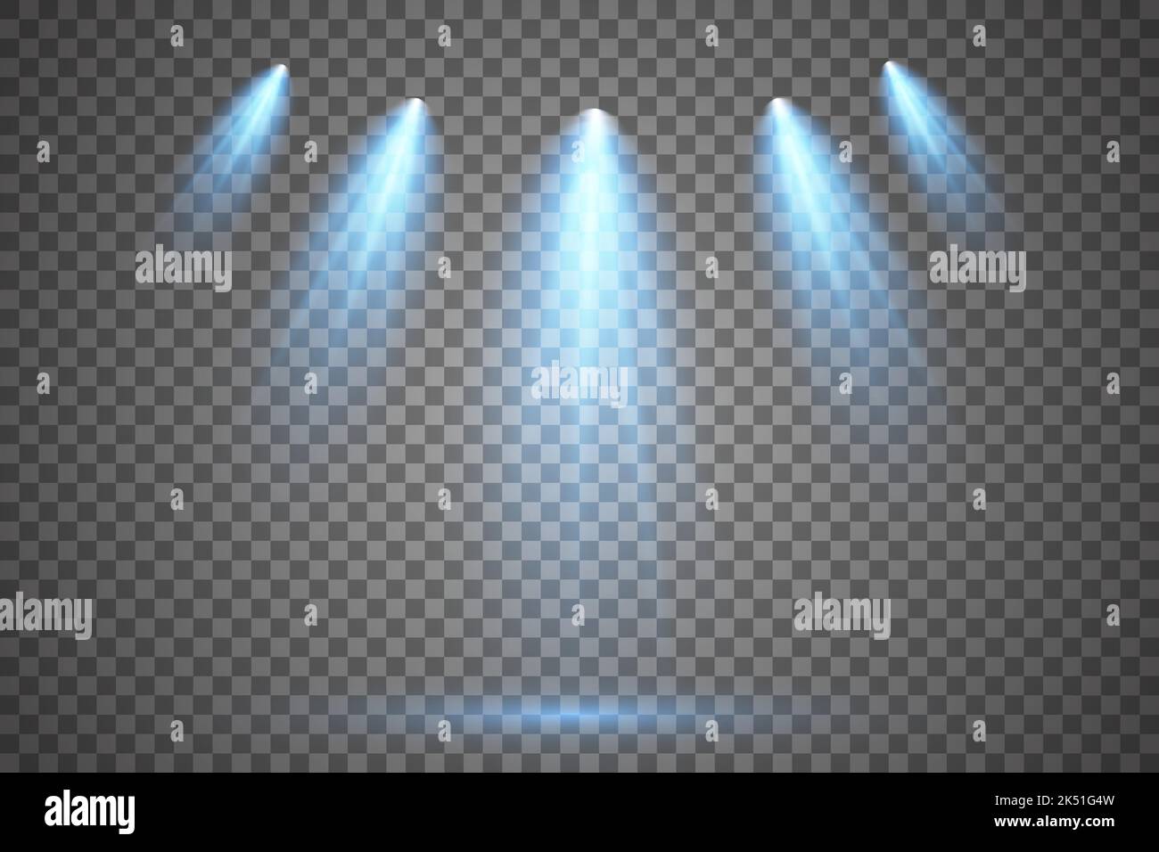 Vector Spotlights. Scene. Light Effects. Glow light effect. Vector ...