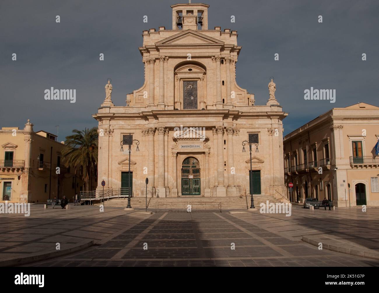 Facade, Mother Church, Rosolini, Province of Siracusa (Syracuse ...