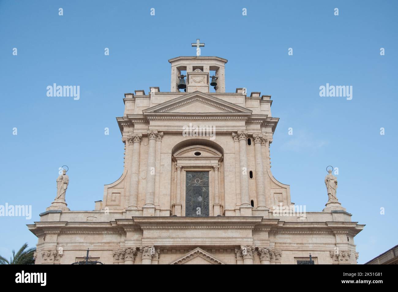Facade, Mother Church, Rosolini, Province of Siracusa (Syracuse ...