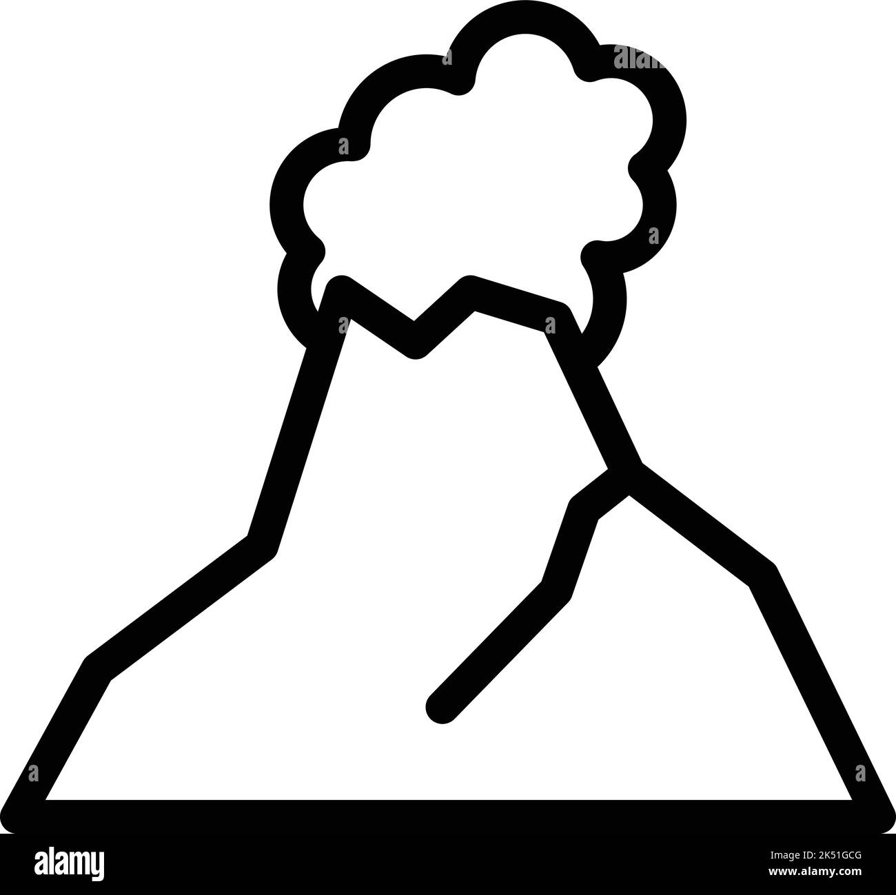 Volcano erupting diagram hi-res stock photography and images - Alamy