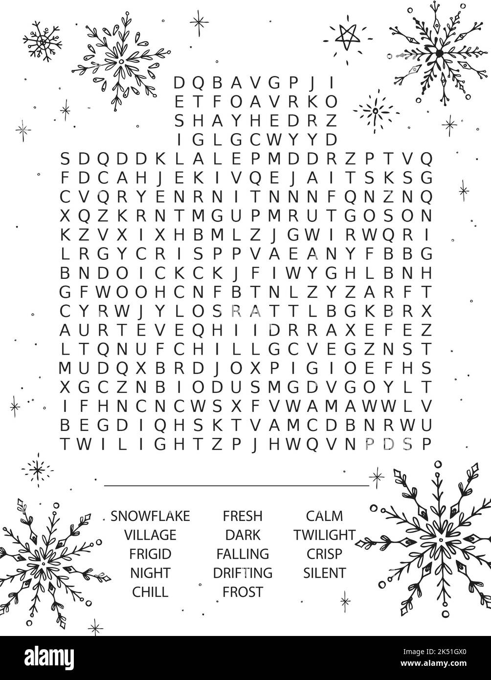 Word search puzzle hi-res stock photography and images - Alamy
