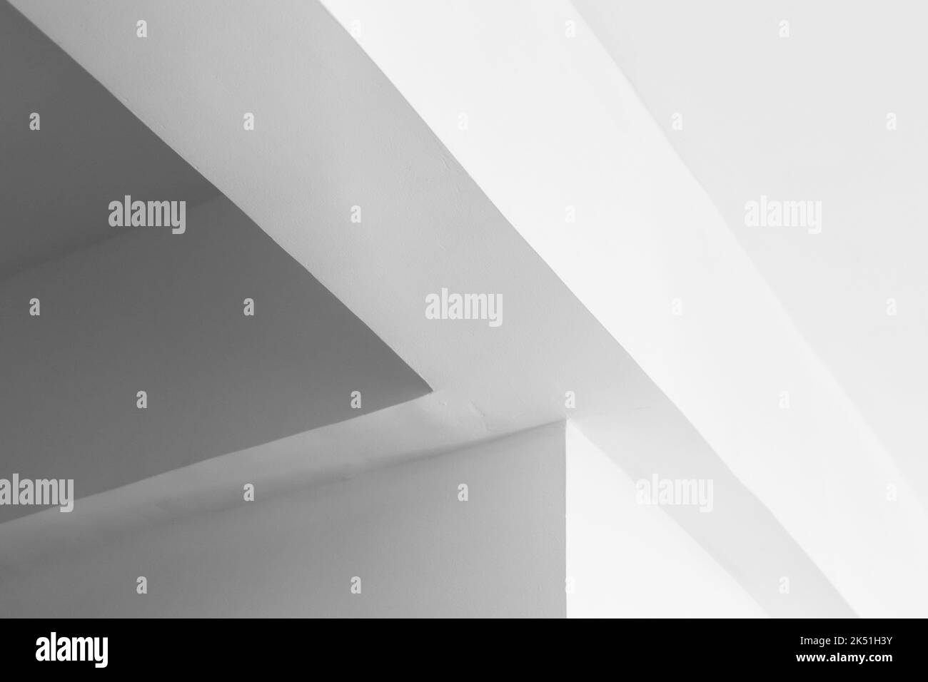 White minimal interior details, abstract architectural photo background ...