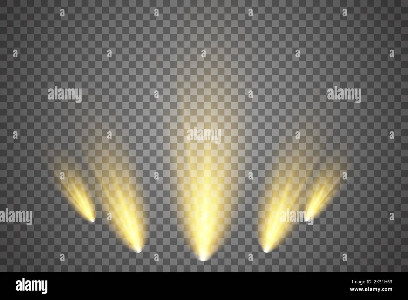 Vector Spotlights. Scene. Light Effects. Glow light effect. Vector ...