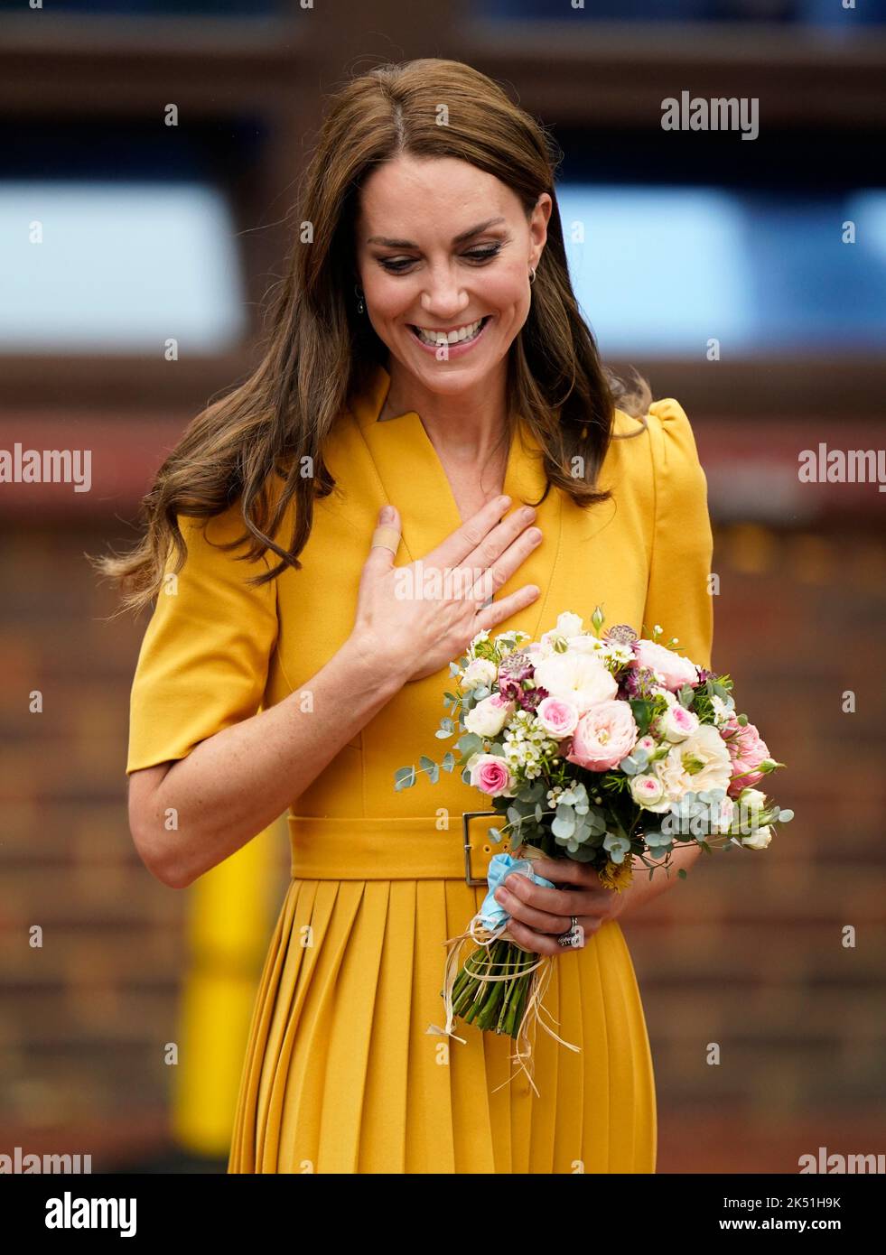 The Princess of Wales leaves the Royal Surrey County Hospital's ...