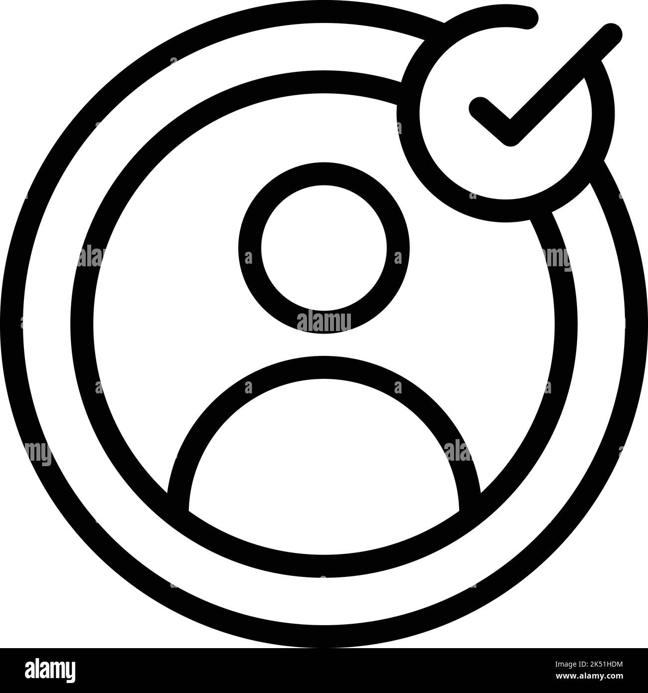 Approve election icon outline vector. Poll digital. Vote online Stock ...