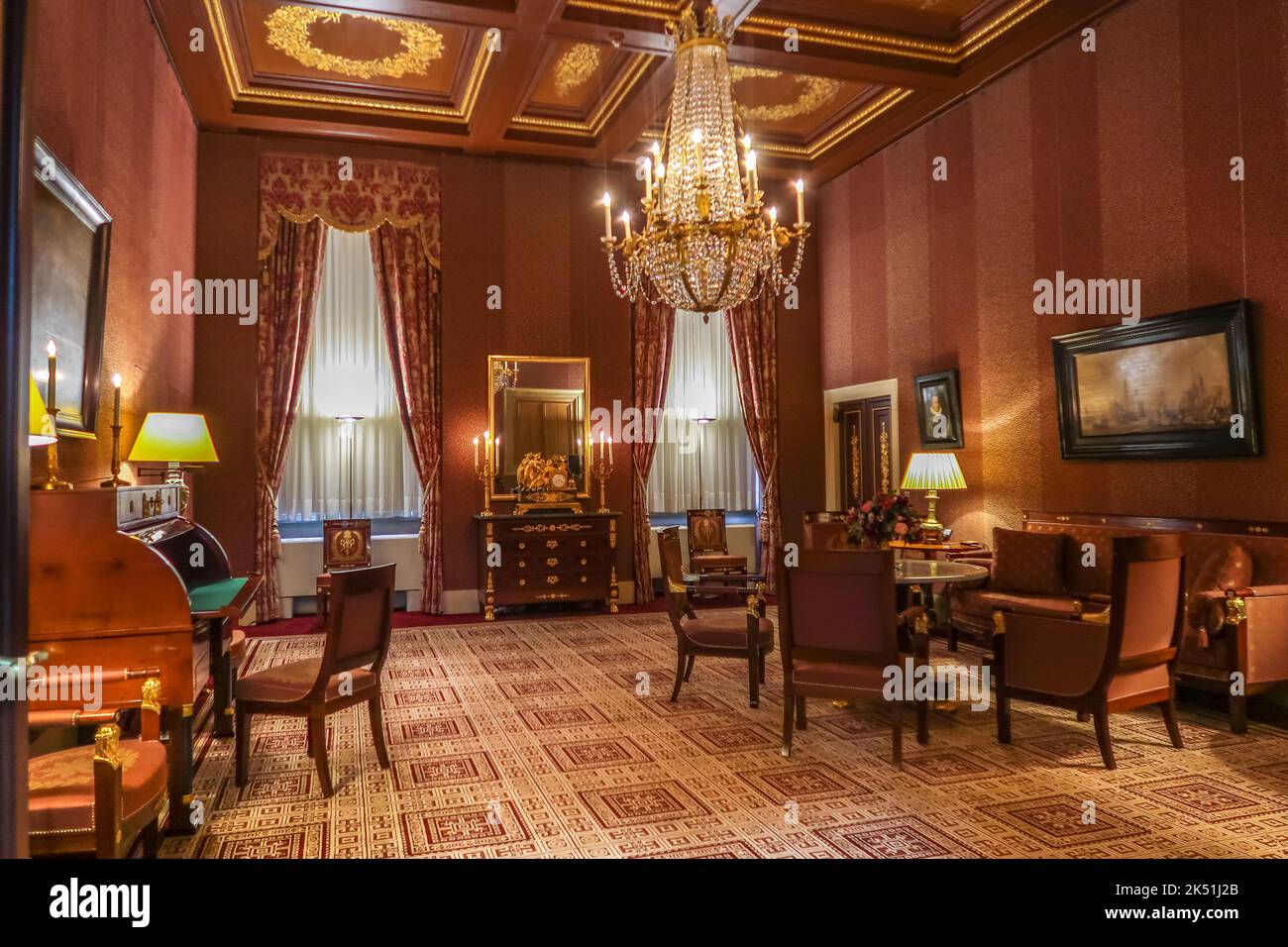 Amsterdam, Netherlands. September 2022. The interior of the various ...