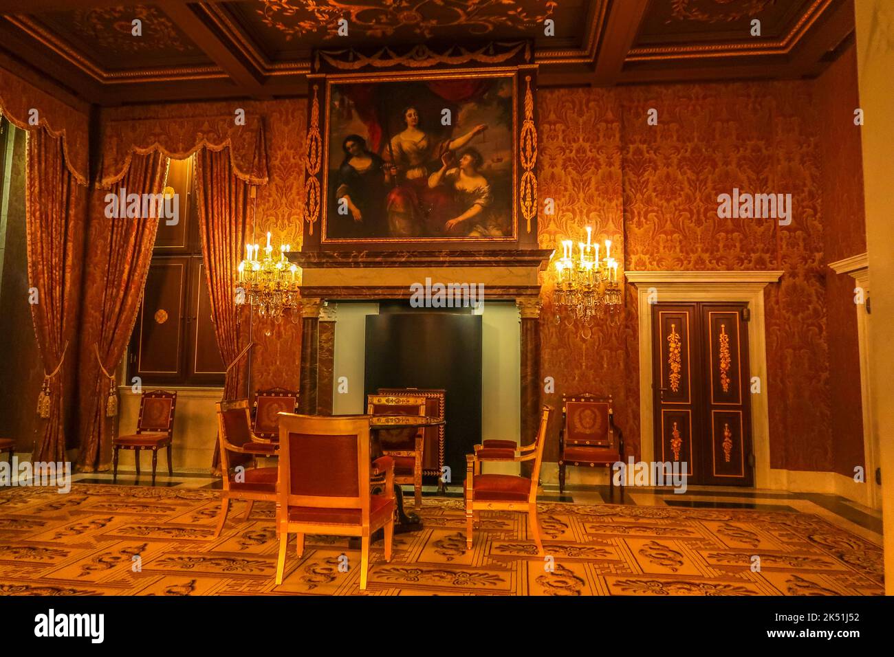 Amsterdam, Netherlands. September 2022. The interior of the various ...