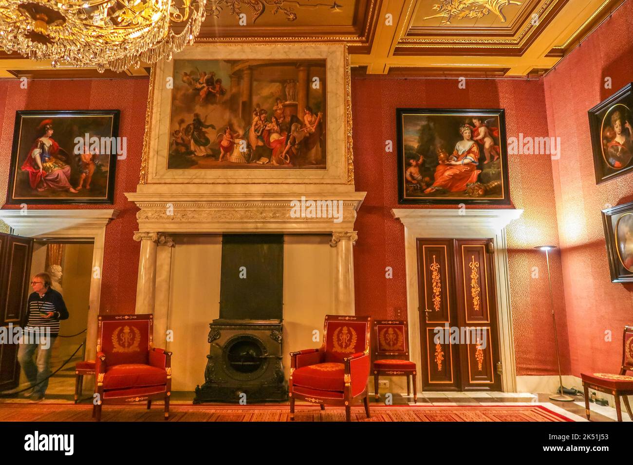 Amsterdam, Netherlands. September 2022. The interior of the various ...