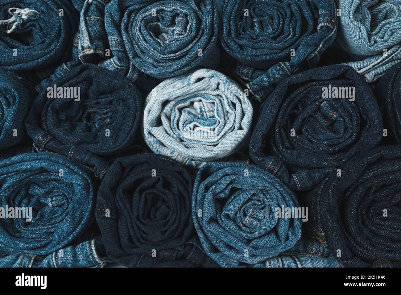 Girl in rolled up jeans hi-res stock photography and images - Alamy