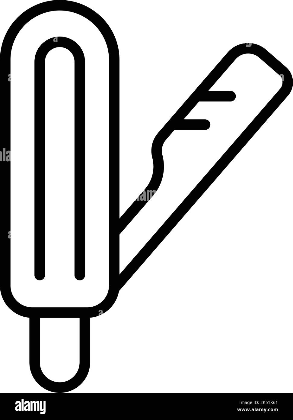 Razor icon outline vector. Barber shampoo. Beauty cut Stock Vector ...