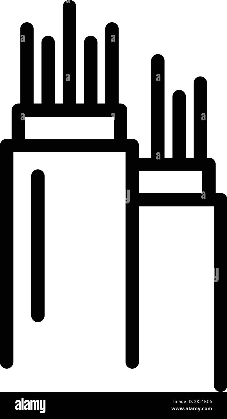 Network fiber optic icon outline vector. Speed data. Cable internet ...
