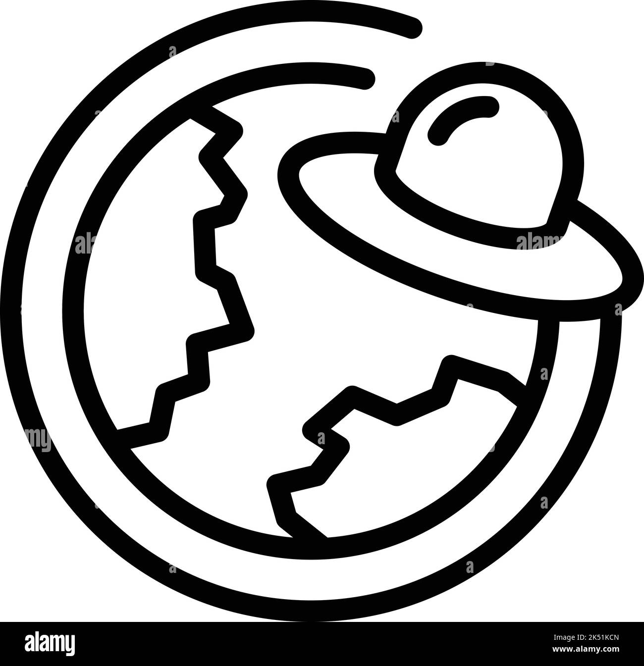 Ufo icon outline vector. Space alien. Monster comic Stock Vector Image ...