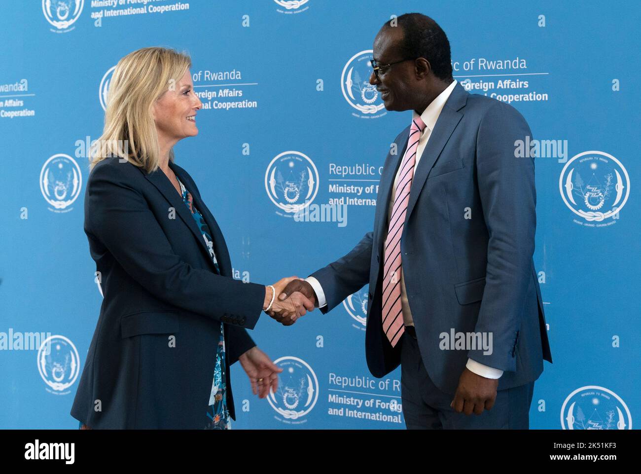 The Countess of Wessex with Minister of State for Foreign Affairs Prof ...