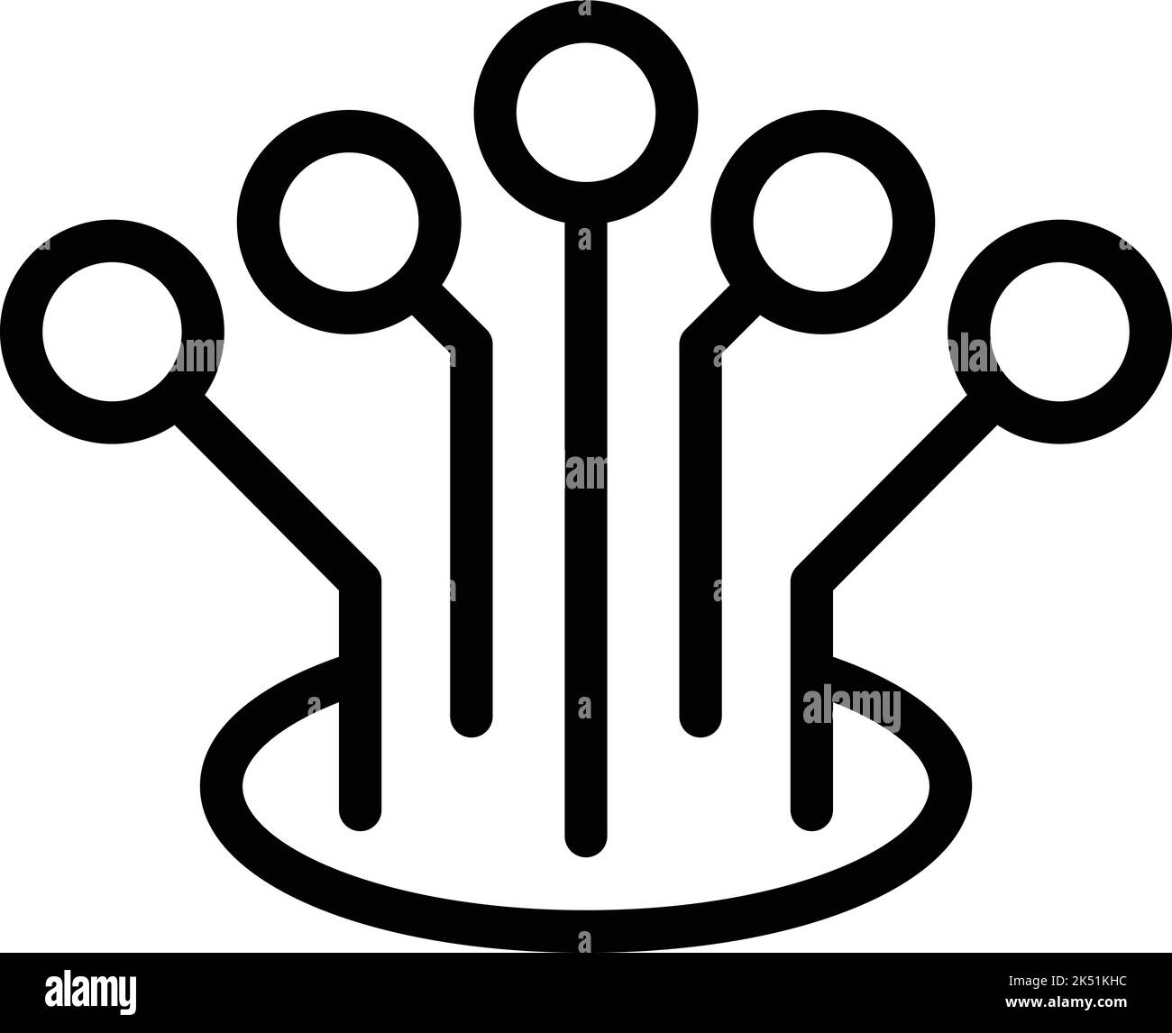 Wire optic fiber icon outline vector. Cable internet. Light broadband ...