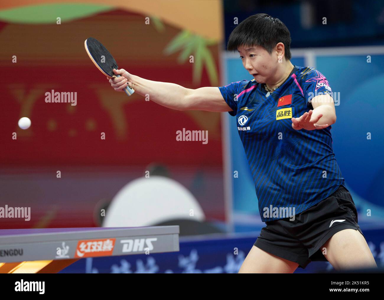 CHENGDU, CHINA - OCTOBER 5, 2022 - Sun Yingsha of China celebrates ...