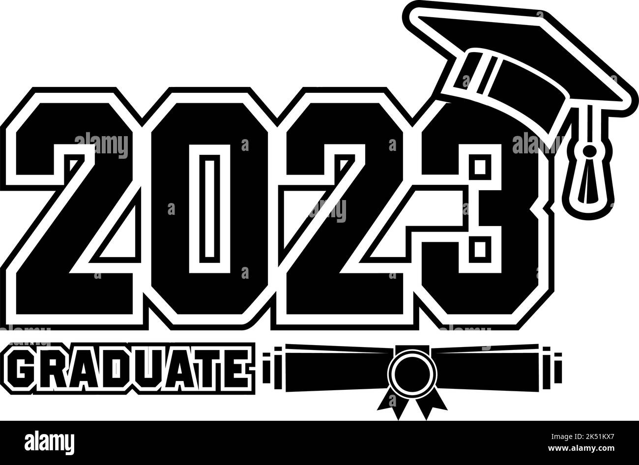2023 class graduate - mission complete. The concept of decorate ...