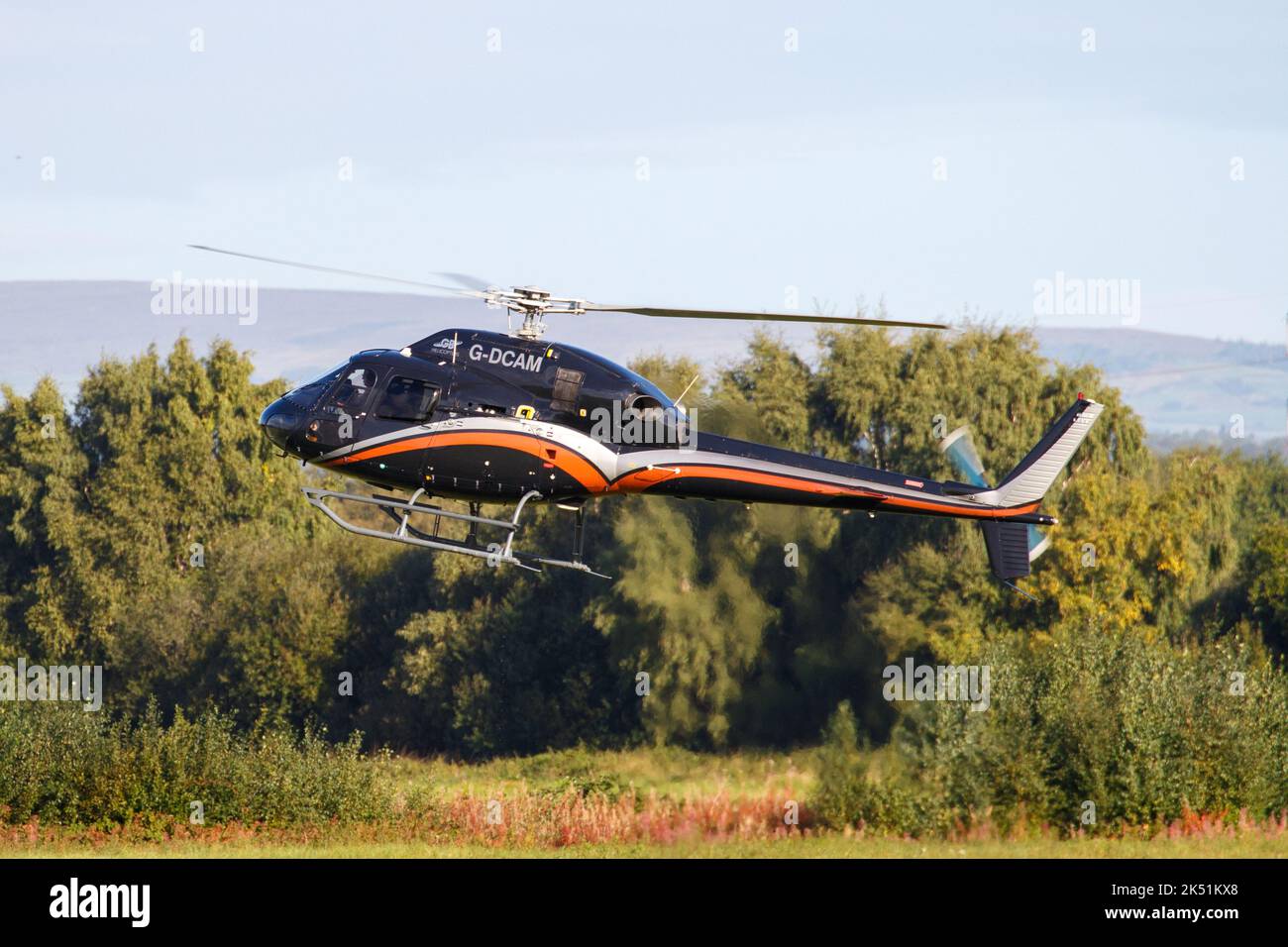 A Eurocopter AS 355NP Ecureuil 2, helicopter at City Airport, Barton ...