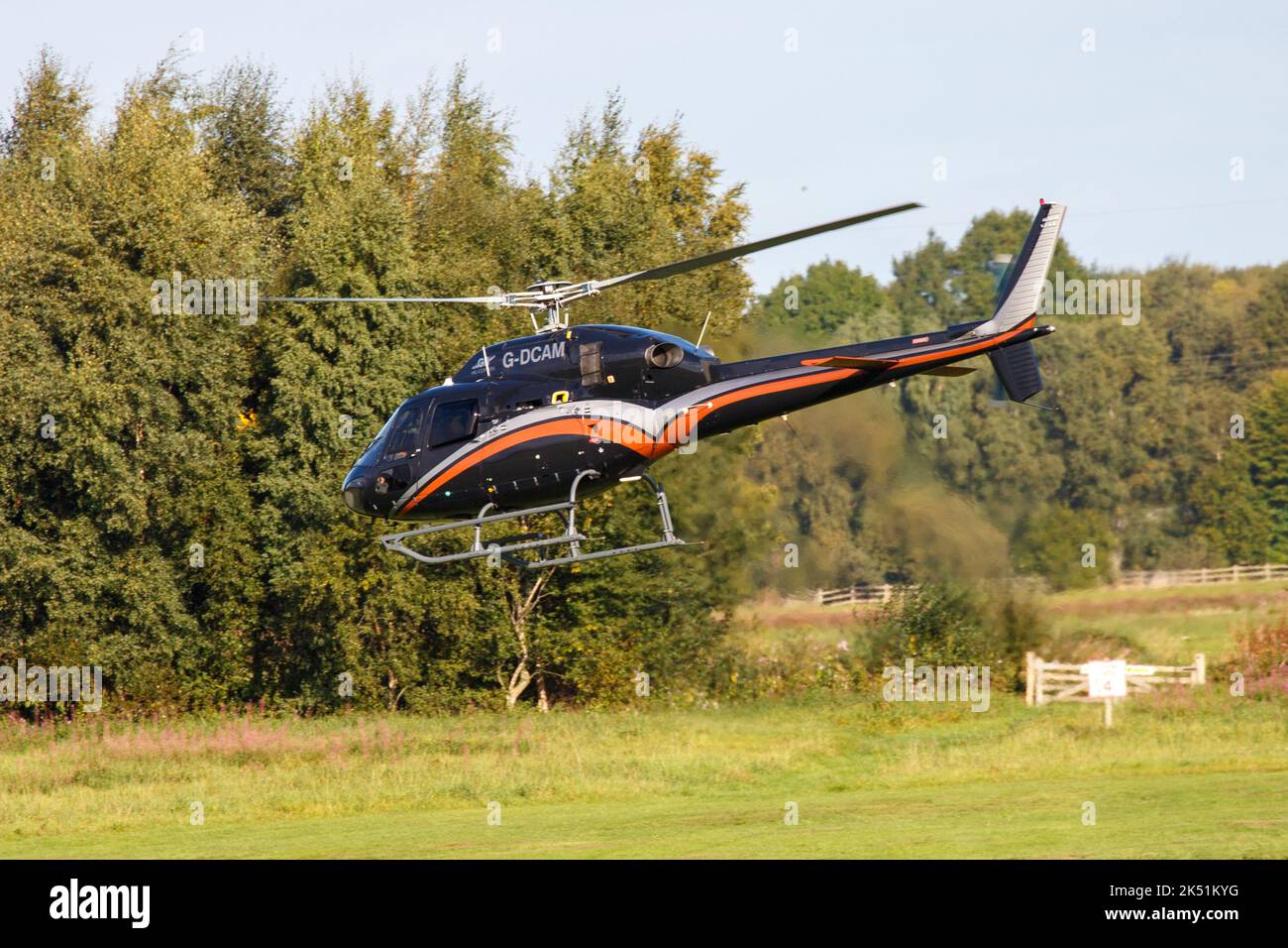 A Eurocopter AS 355NP Ecureuil 2, helicopter at City Airport, Barton ...