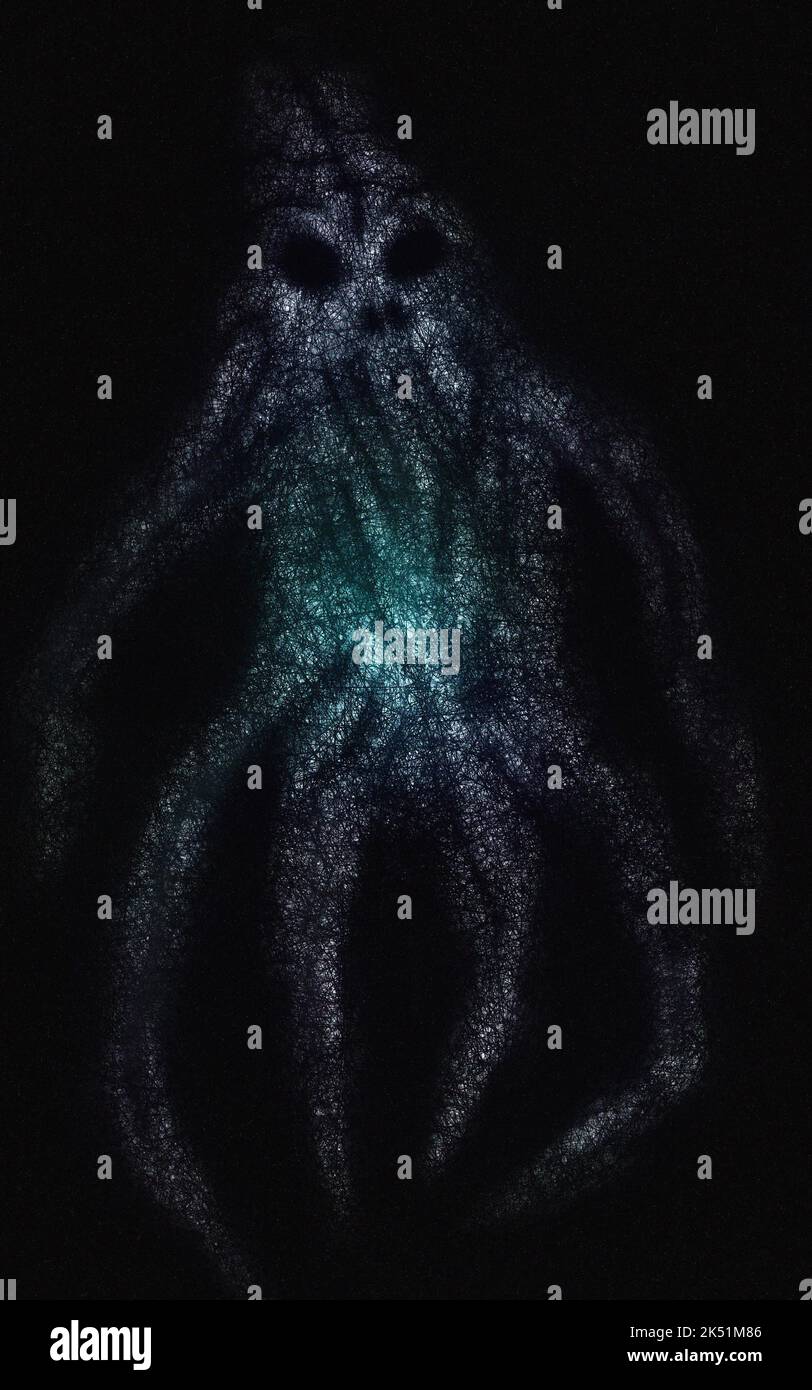 Deep Sea Entity, Octopus/Crustacean Crossbreed Stock Photo - Alamy