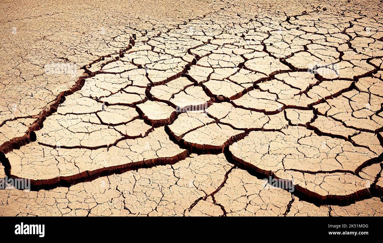 A 3D rendering of drought cracked earth background Stock Photo - Alamy