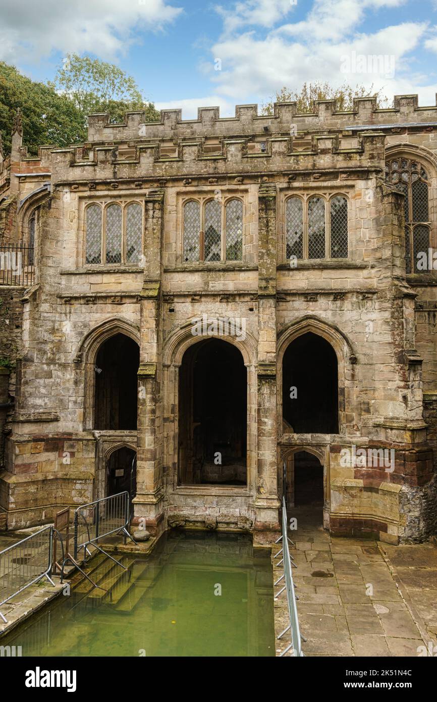 St Winefride's Well in the Welsh town of Holywell one of the oldest ...