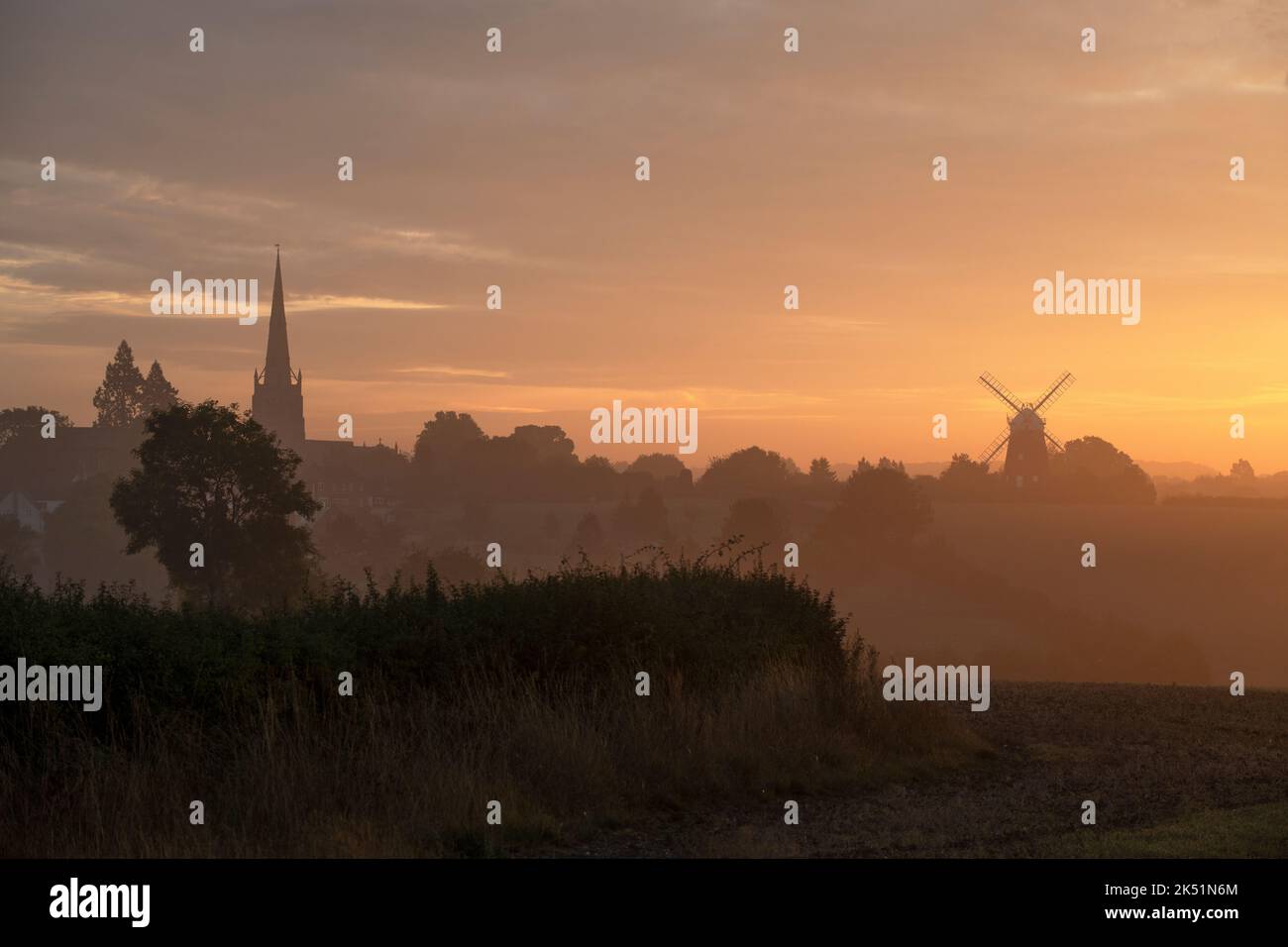 Thaxted Windmill known as John Webbs Windmill Thaxted Essex UK seen at ...