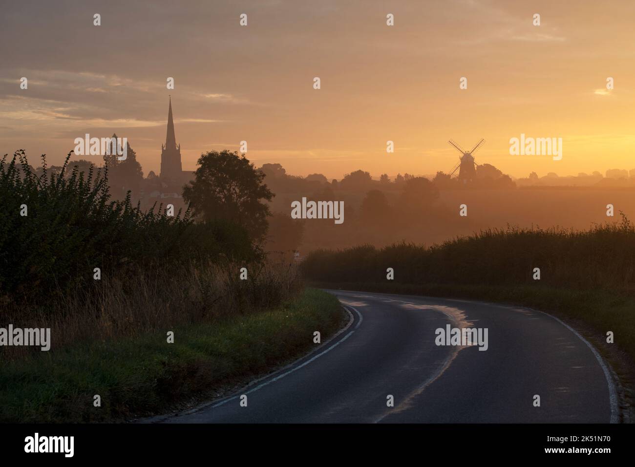 Thaxted Windmill known as John Webbs Windmill Thaxted Essex UK seen at ...