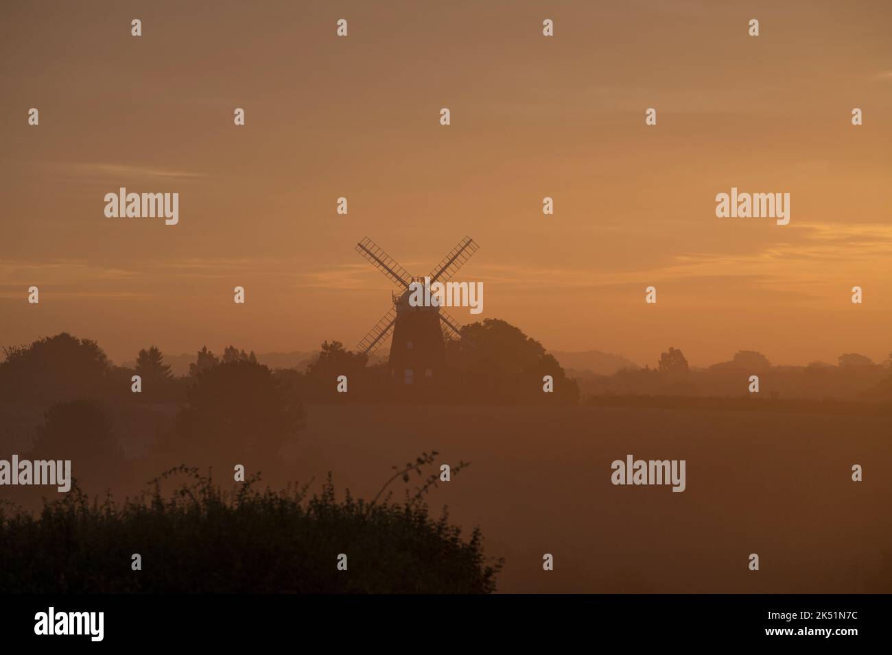 Thaxted Windmill known as John Webbs Windmill Thaxted Essex UK seen at ...