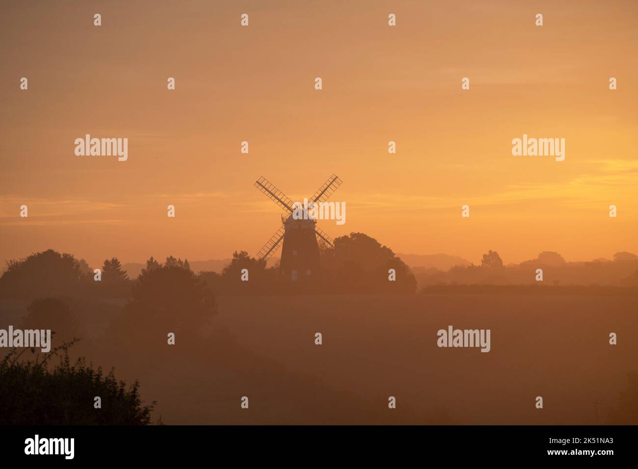 Thaxted Windmill known as John Webbs Windmill Thaxted Essex UK seen at ...