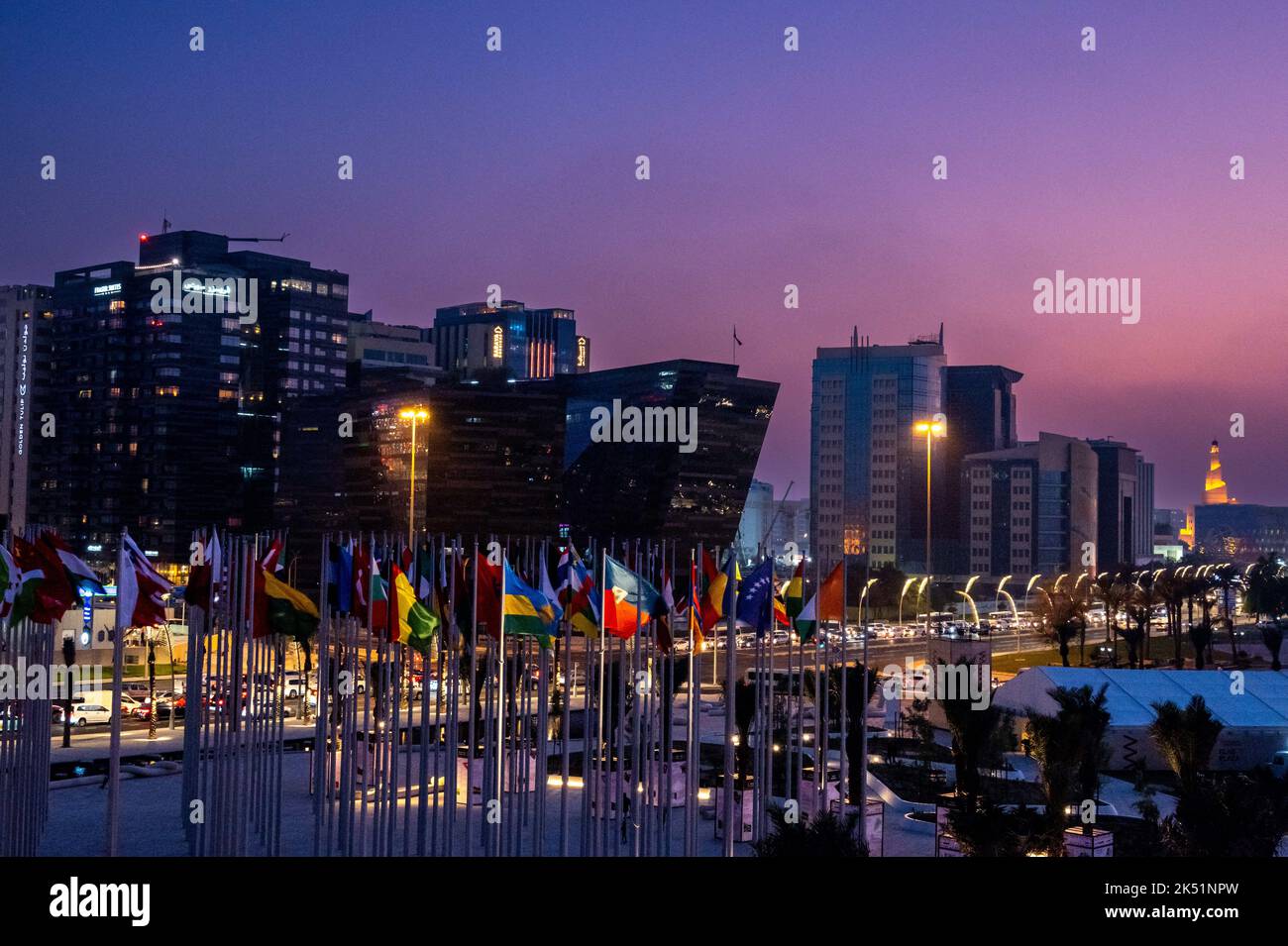 Flag plaza doha hi-res stock photography and images - Alamy